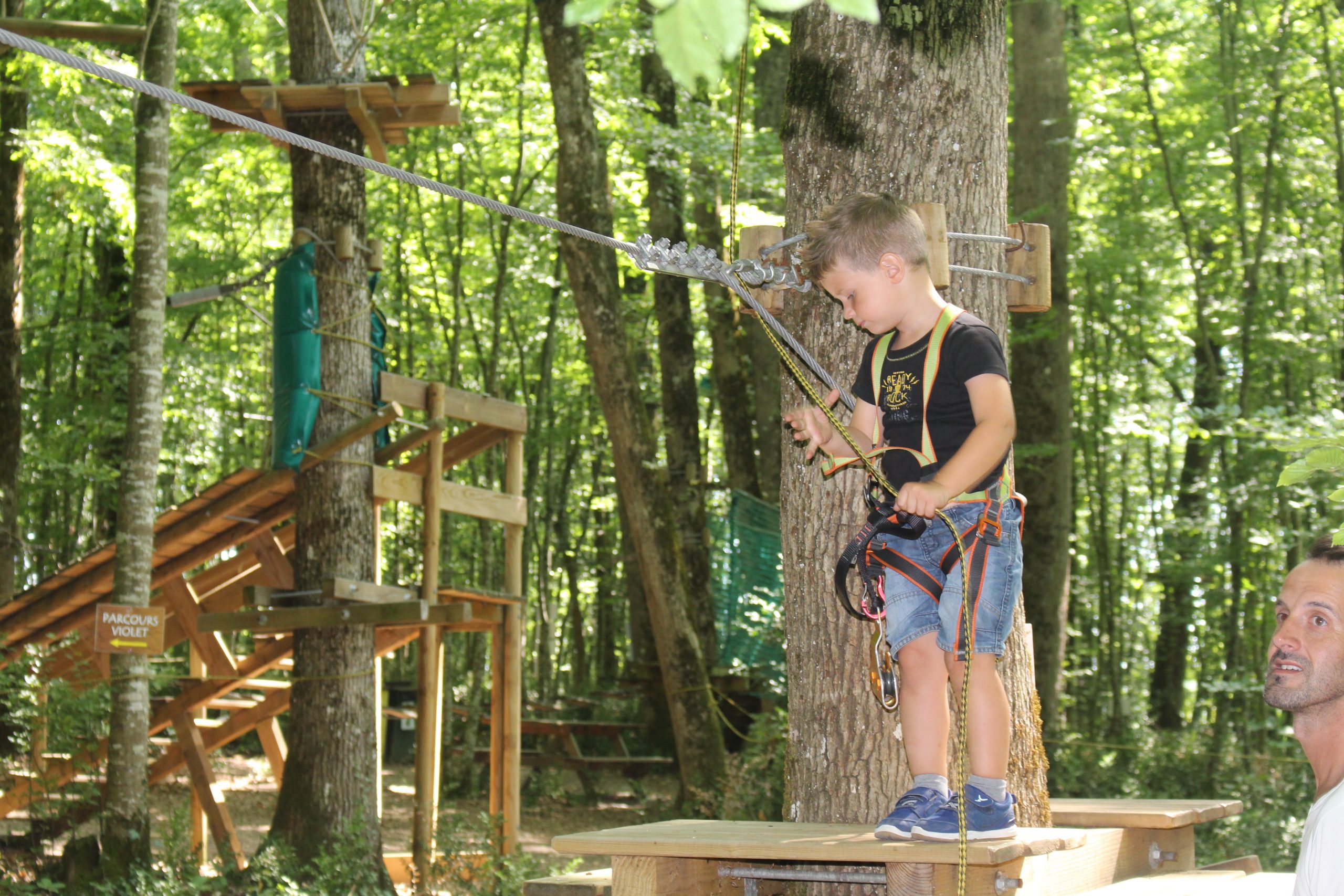 Les parcours accrobranche